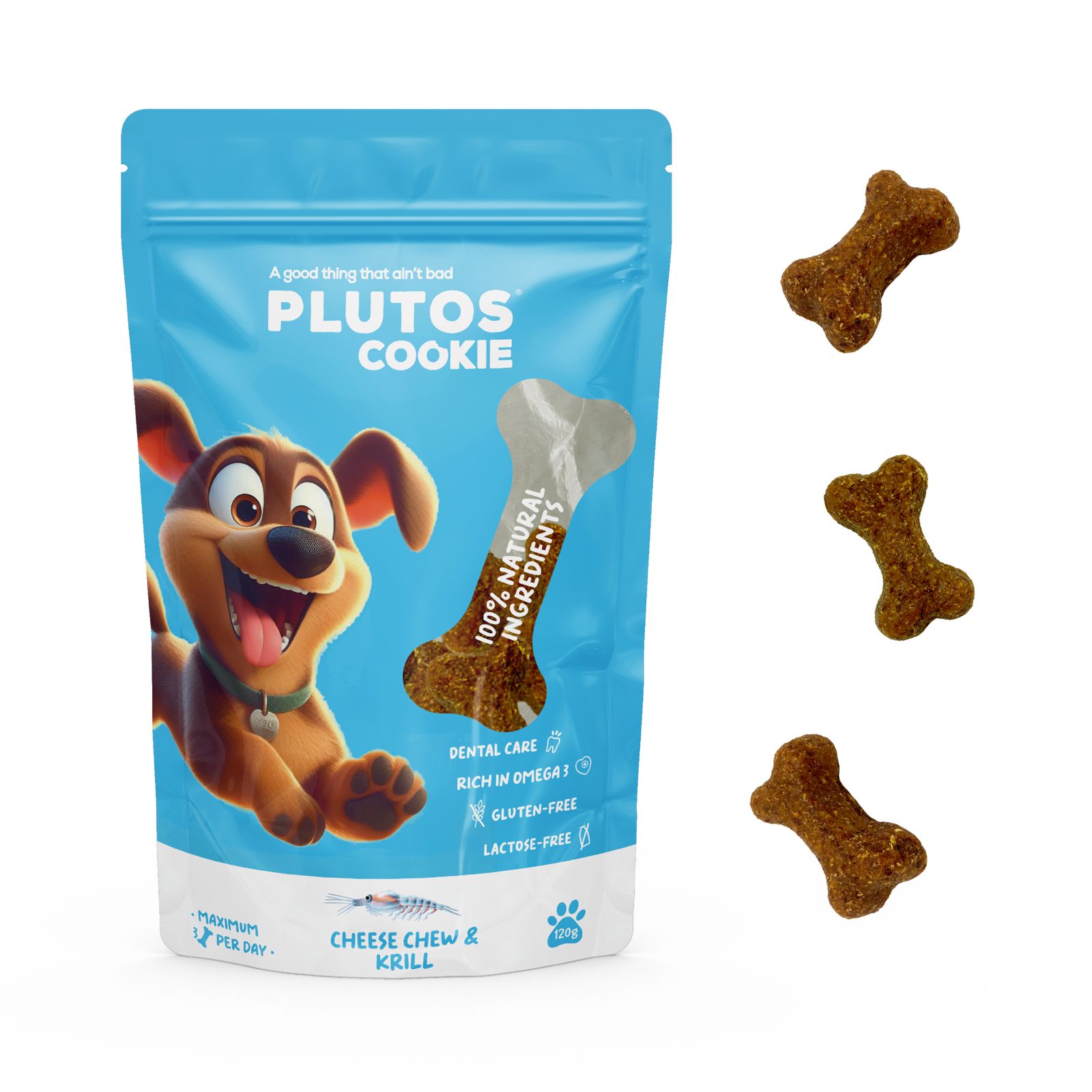Plutos Cookies - Cheese Chew & Krill – PLUTOS